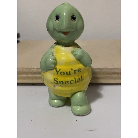Art | Youre Special Turtle Vintage Ceramic Figure Green Korea Hand ...